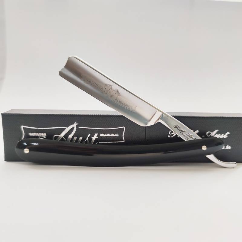 Ralf Aust 5/8 Carbon Steel Spanish Point Straight Razor Made in Germany