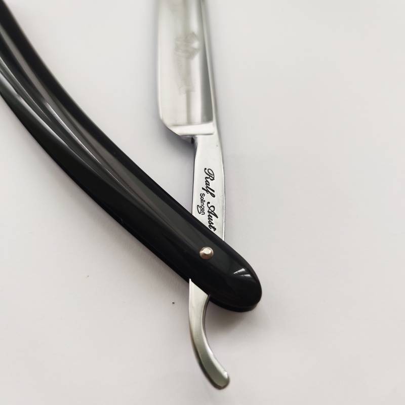 Ralf Aust 5/8 Carbon Steel Spanish Point Straight Razor Made in Germany